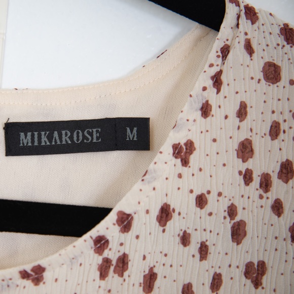 Mikarose | Dresses | Mikarose Over Sized Floral Print Dress | Poshmark